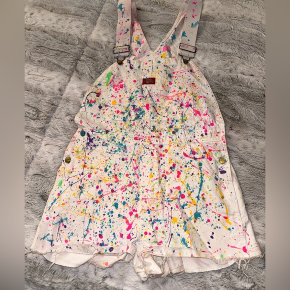 Vintage | Jeans | Rare Unique Vintage Retro Y2k 200s White Neon Paint ...